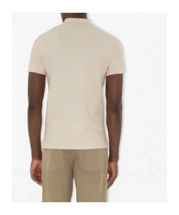 Burberry Cotton Polo Shirt - Clam