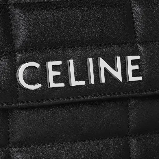 Celine Quilted Goatskin Shoulder Bag