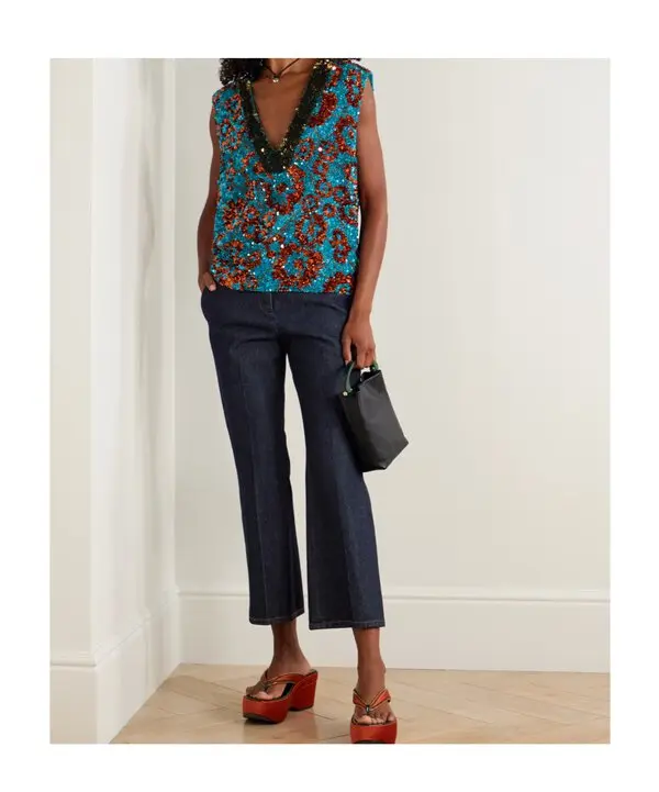 Dries Van Noten Pressed Crease Jeans