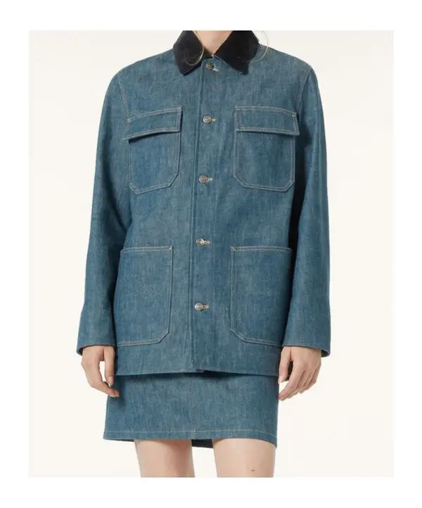 Loro Piana Long-sleeved Denim Coat