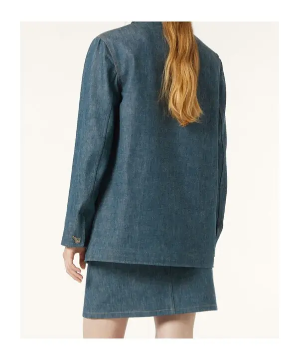 Loro Piana Long-sleeved Denim Coat