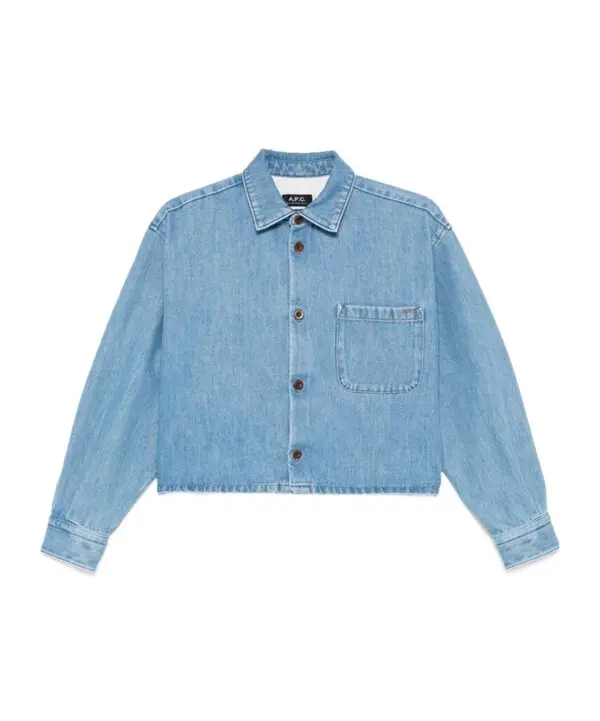 A.p.c. Samantha Buttoned Shirt - Blue