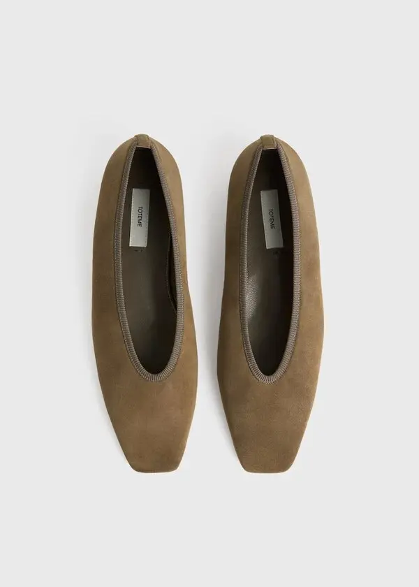 TOTEME Square Toe Ballerinas - Hazel