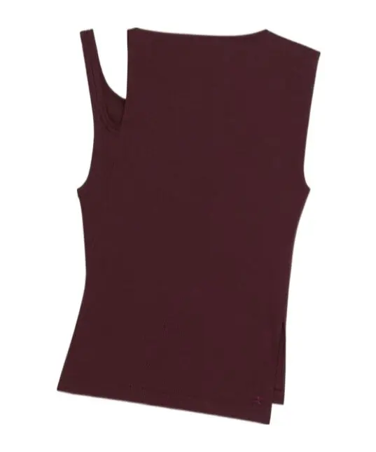 COURREGES Courrges Oblique 90's Rib Top