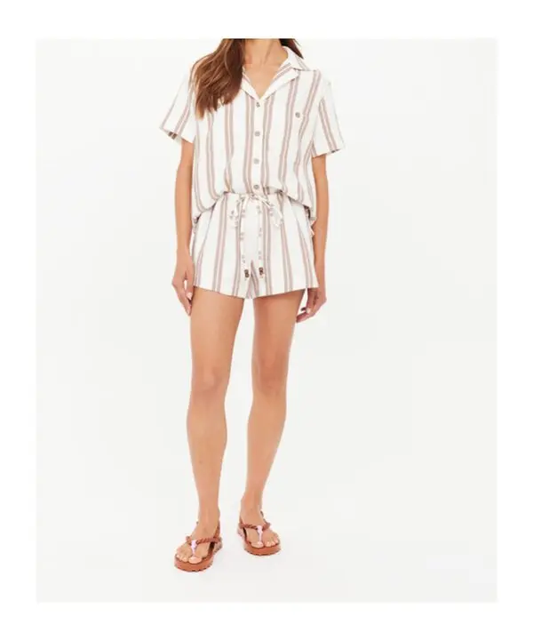 The Upside Baja Elias Striped Shorts