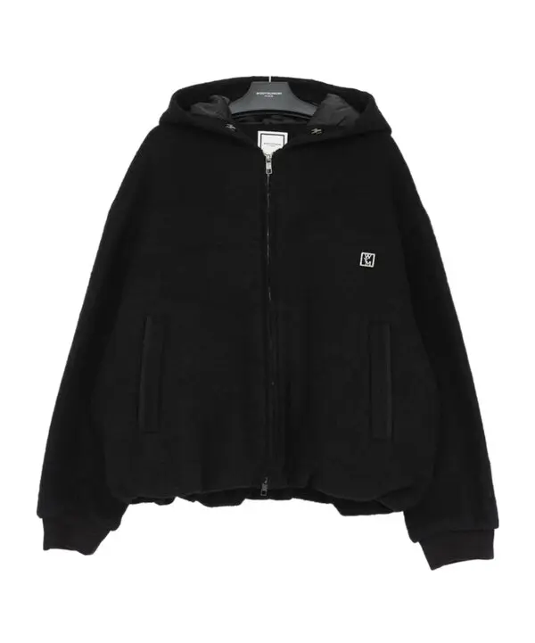 WOOYOUNGMI Hooded Zip-up Casual Jacket
