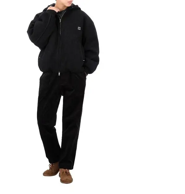 WOOYOUNGMI Hooded Zip-up Casual Jacket