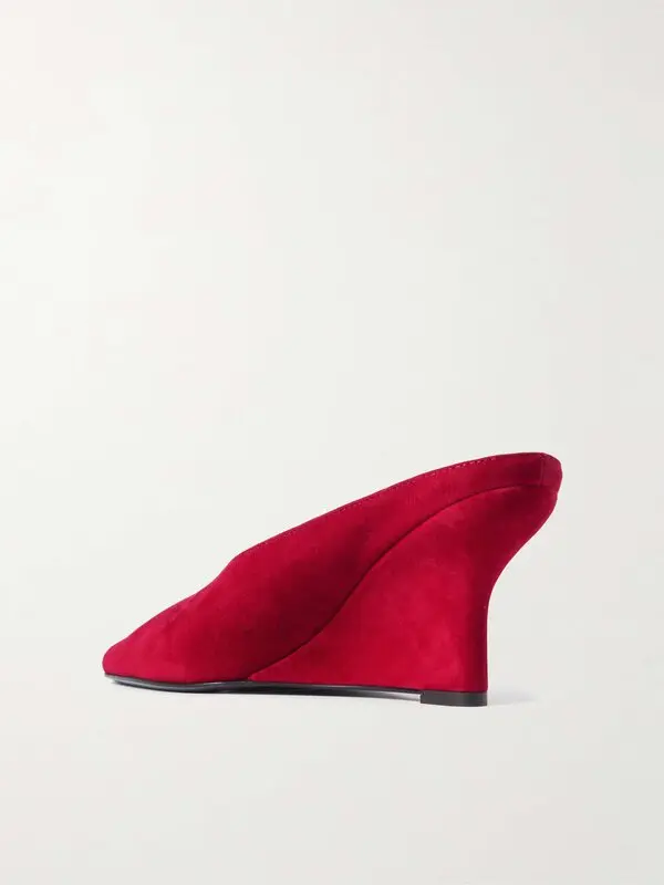 TOTEME 90mm Peep Toe Wedge Heeled Sandals
