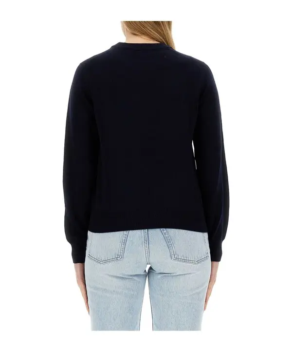 Maison Kitsuné Fox Head Patch Knitted Jumper