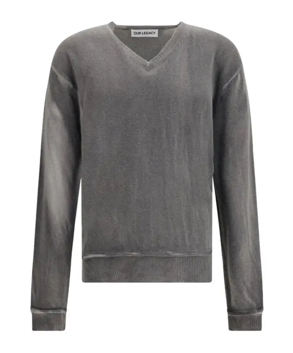 Our Legacy Long-sleeved V-neck Sweater
