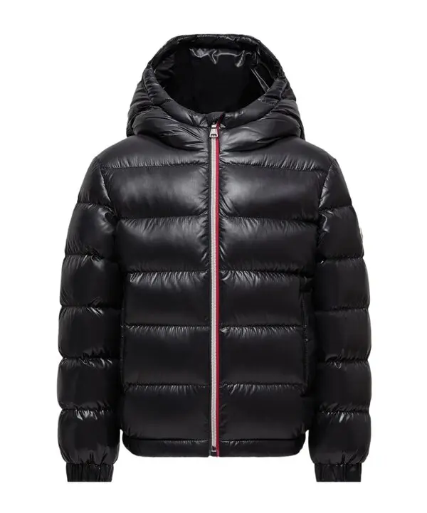 Moncler New Aubert Hooded Down Jacket - Black