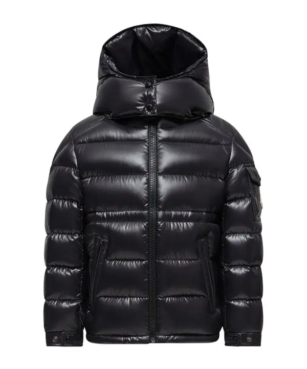 Moncler Maire Hooded Down Jacket - Black