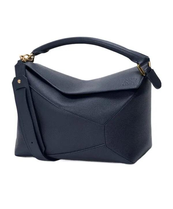 Loewe Medium Puzzle Edge Bag - Deep Navy Blue
