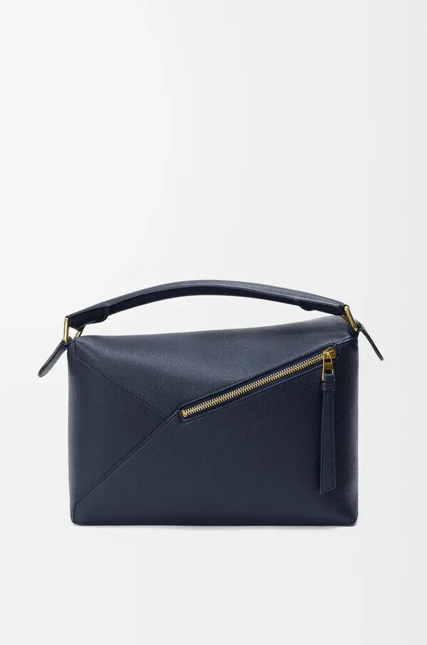 Loewe Medium Puzzle Edge Bag - Deep Navy Blue