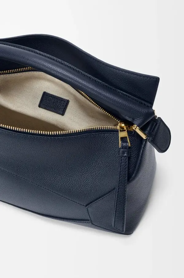 Loewe Medium Puzzle Edge Bag - Deep Navy Blue