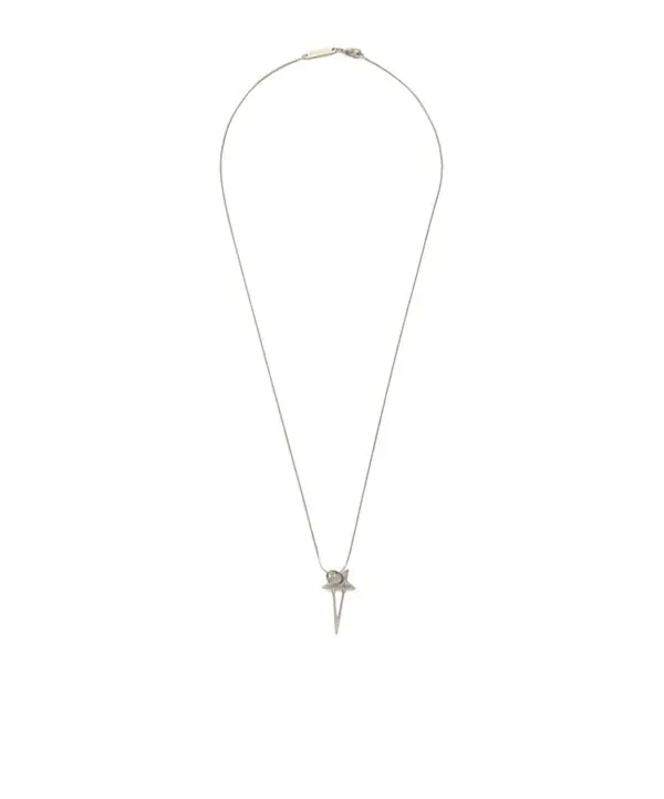 Rick Owens Pentagram Charm Pendant Necklace