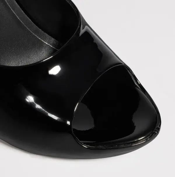 Gucci Stiletto Platform Slide - Black