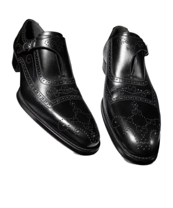Gucci Monk Strap Brogue Shoes