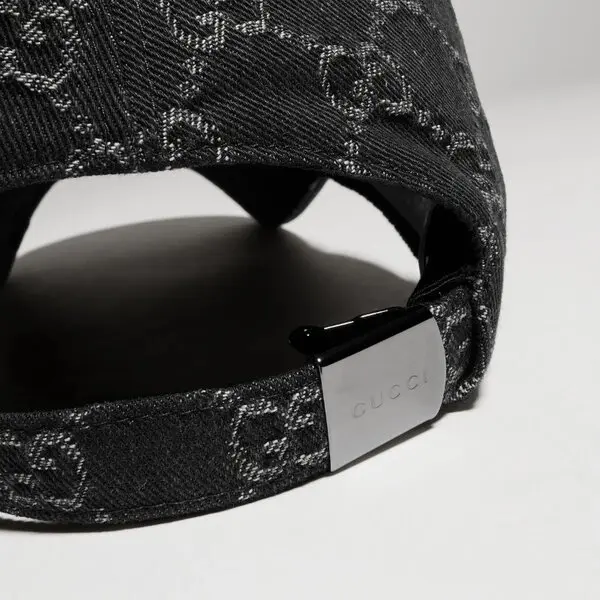 Gucci Gg Cotton Denim Baseball Hat