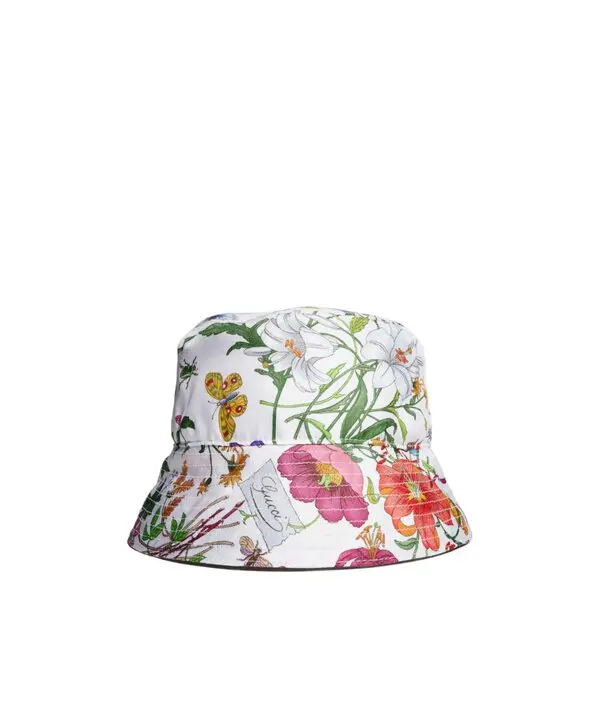 Gucci Printed Twill Bucket Hat