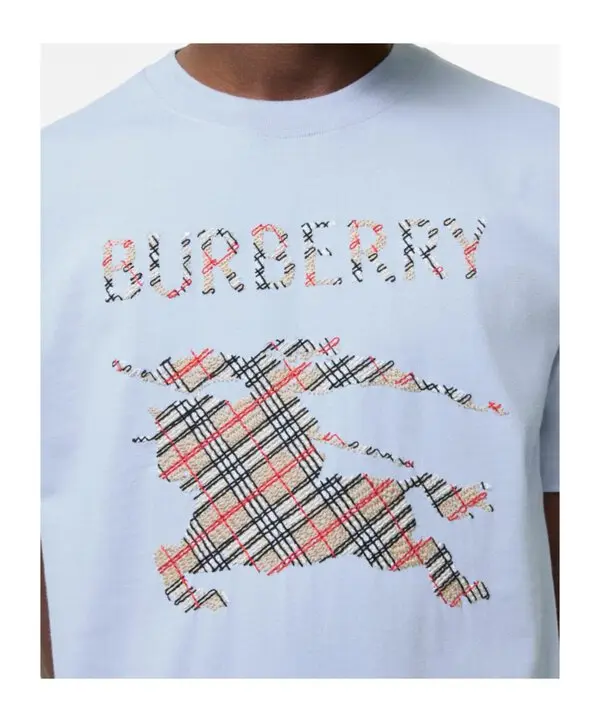 Burberry Logo Detailed Crewneck T-shirt