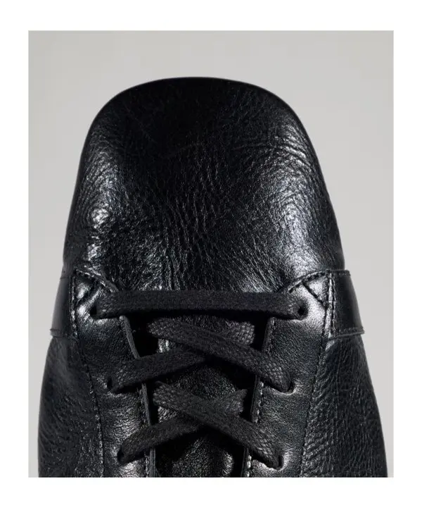 Gucci Leather And Fabric Sneakers With Driver Sole - Black