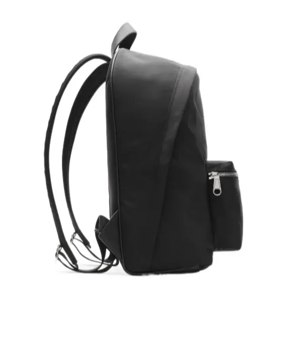 Burberry Logo Printed Zip-around Backpack - Black