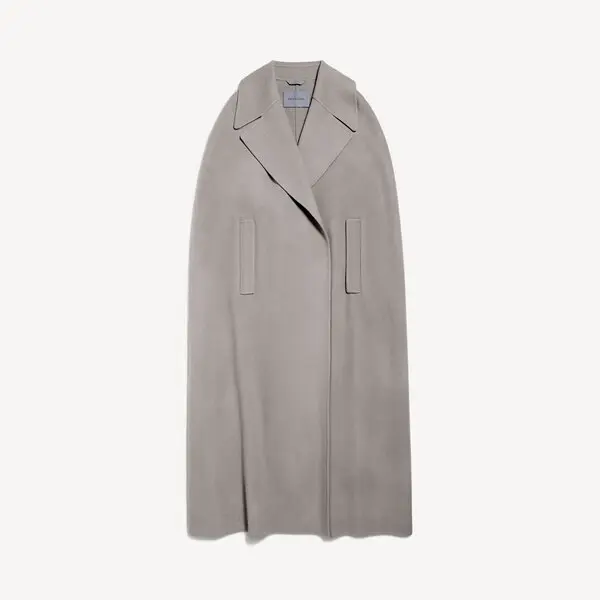 Balenciaga Long Cape Coat - Grey