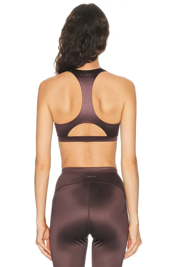 NIKESKIMS Shine Scoop Cami Bra In Black - Phoenix