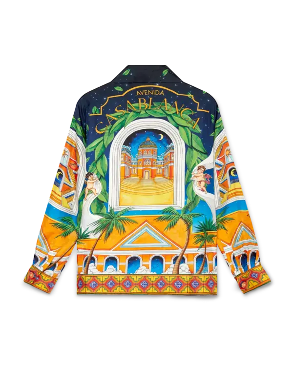 Casablanca Maison D'ete Silk Shirt