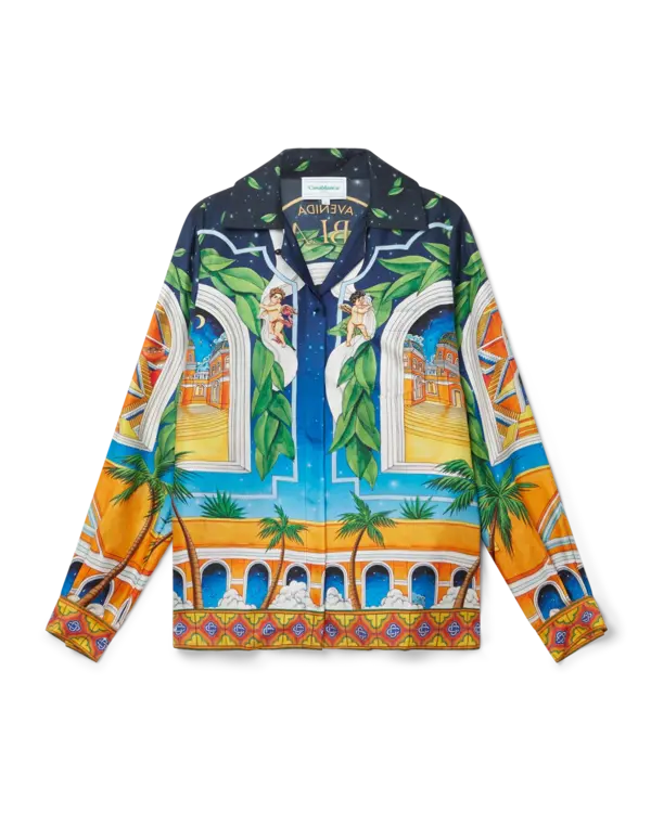 Casablanca Maison D'ete Silk Shirt