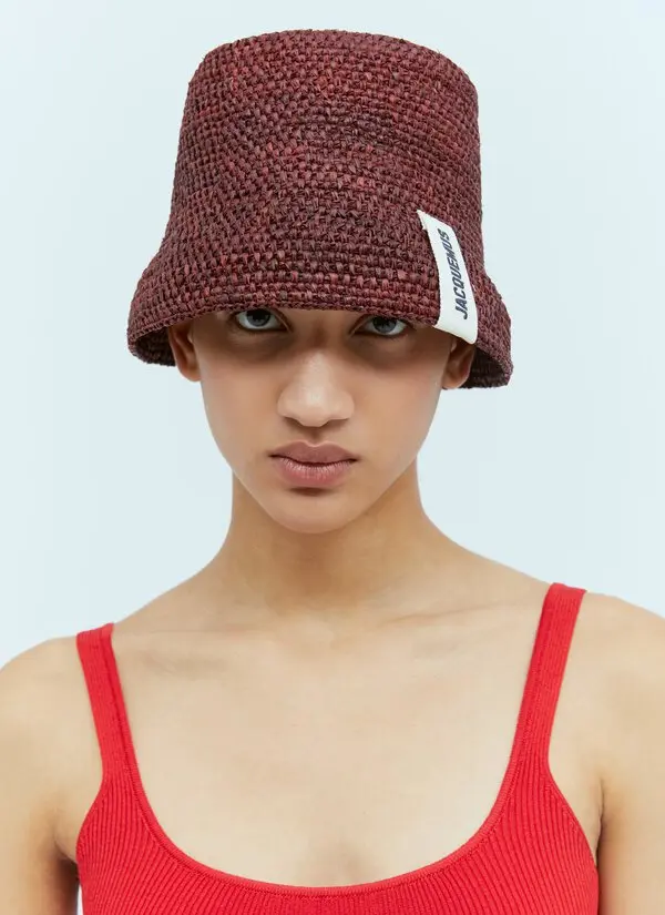 Jacquemus Le Bob Raphia Bucket Hat