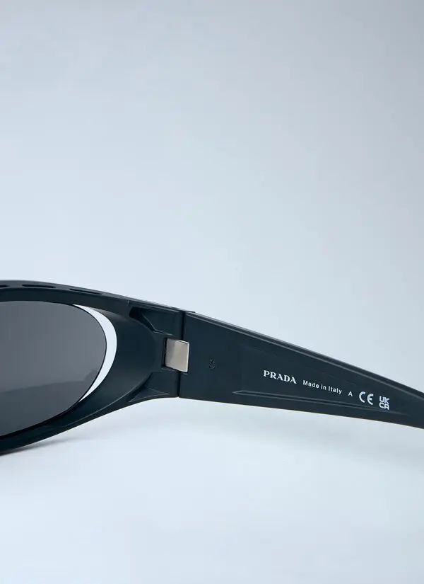 Prada Rectangular Sunglasses - Black