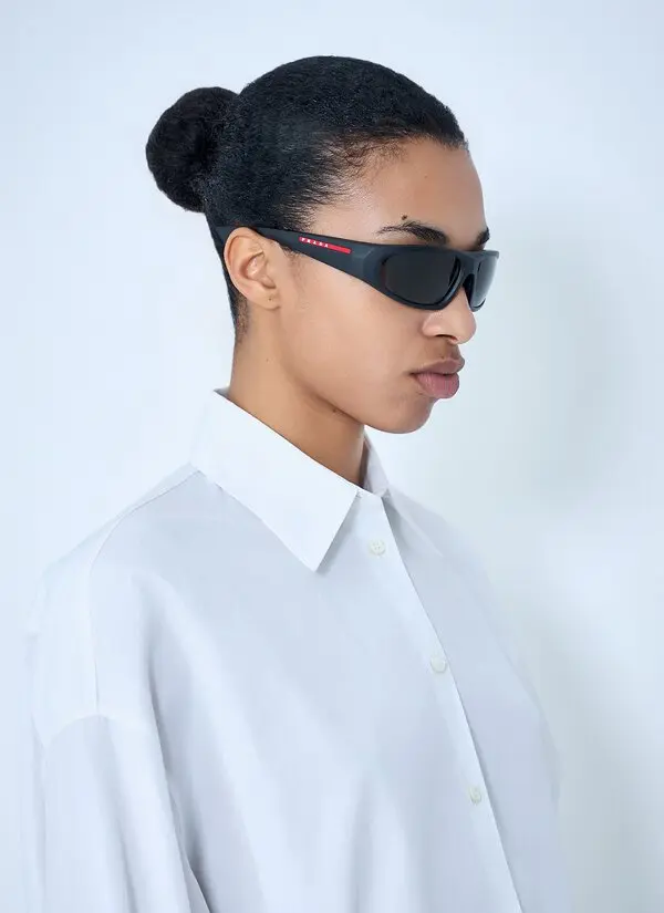 Prada Rectangular Sunglasses - Black