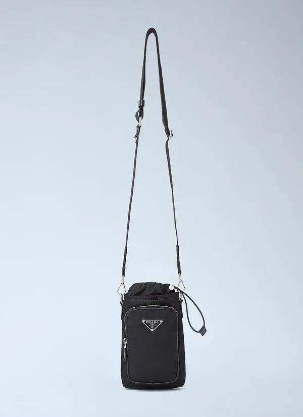Prada Re-nylon Pouch Bag - Black