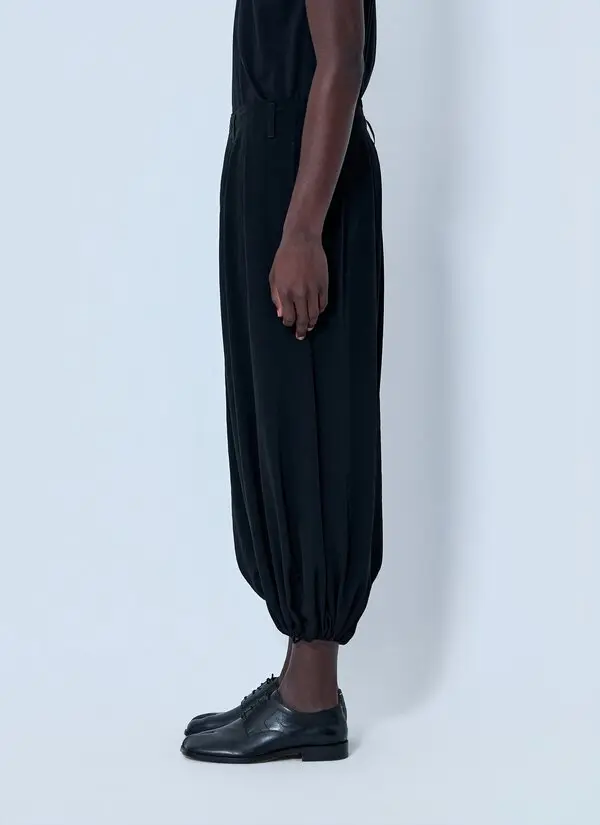 Yohji Yamamoto Pleated Drop-crotch Trousers