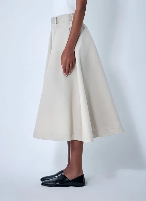 Bottega Veneta Silk And Cotton Twill Culottes