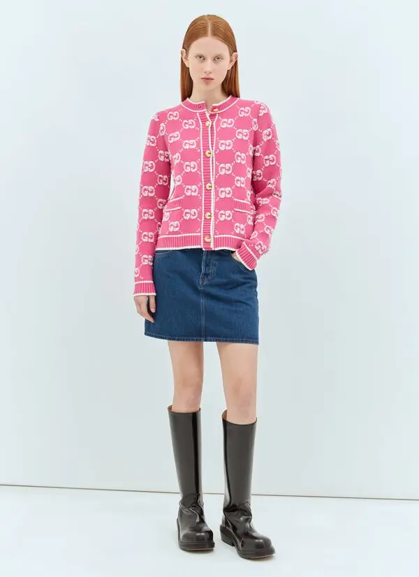 Gucci Denim Mini Skirt