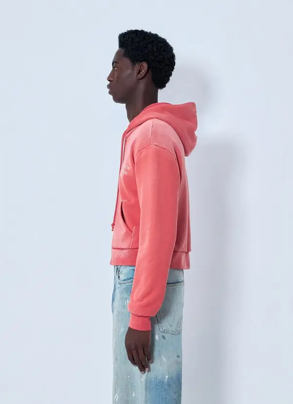 Acne Studios Cotton Zip-up Hoodie - Red