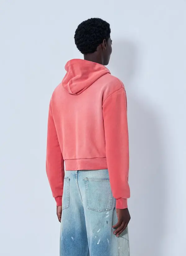 Acne Studios Cotton Zip-up Hoodie - Red