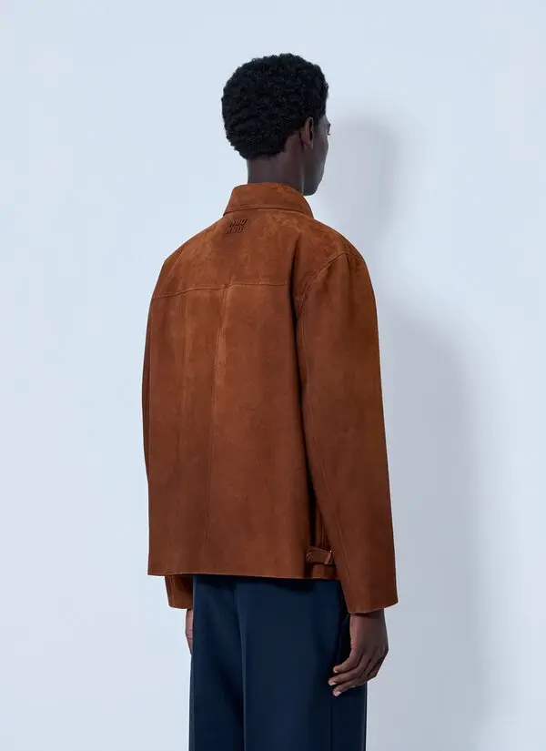 Miu Miu Suede Zip Jacket