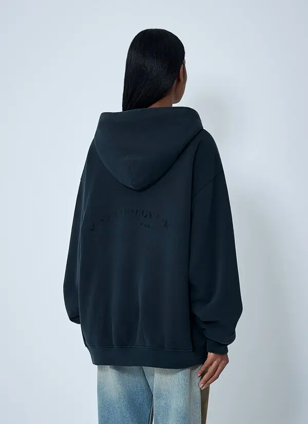 Acne Studios Zip-up Hooded Sweatshirt