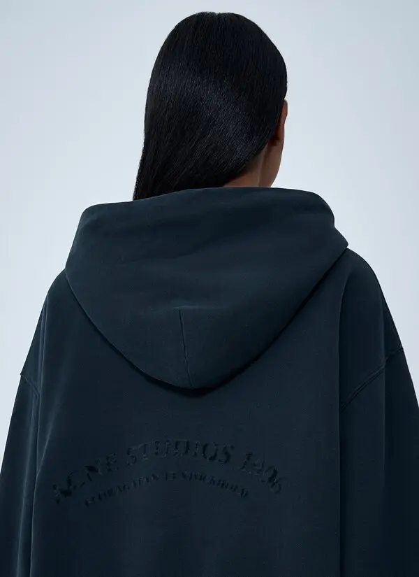 Acne Studios Zip-up Hooded Sweatshirt