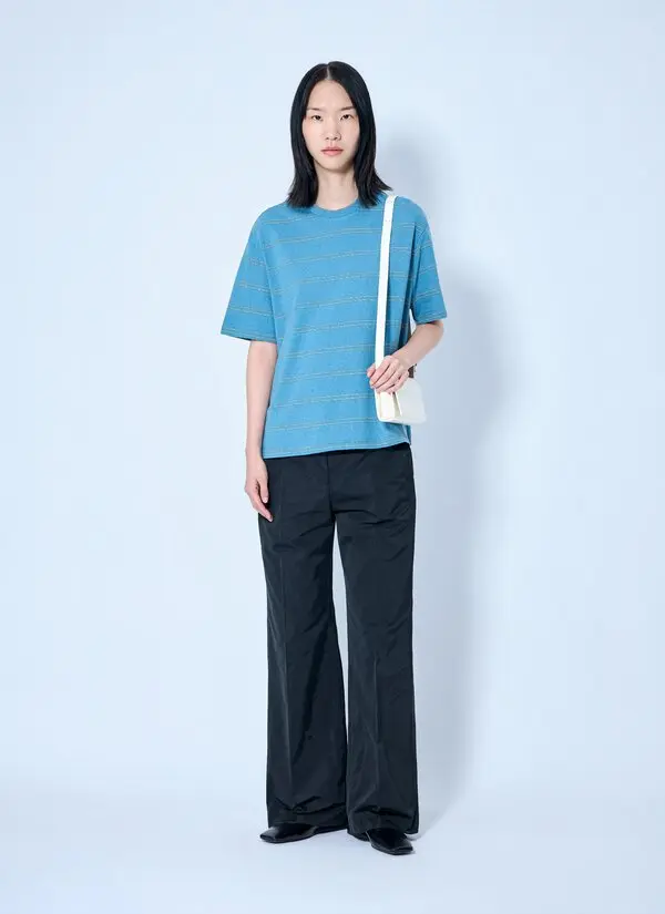 JIL SANDER Striped Crewneck T-shirt