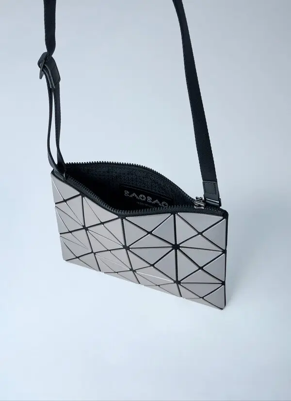 Issey Miyake Lucent Matte Crossbody Bag - Brown