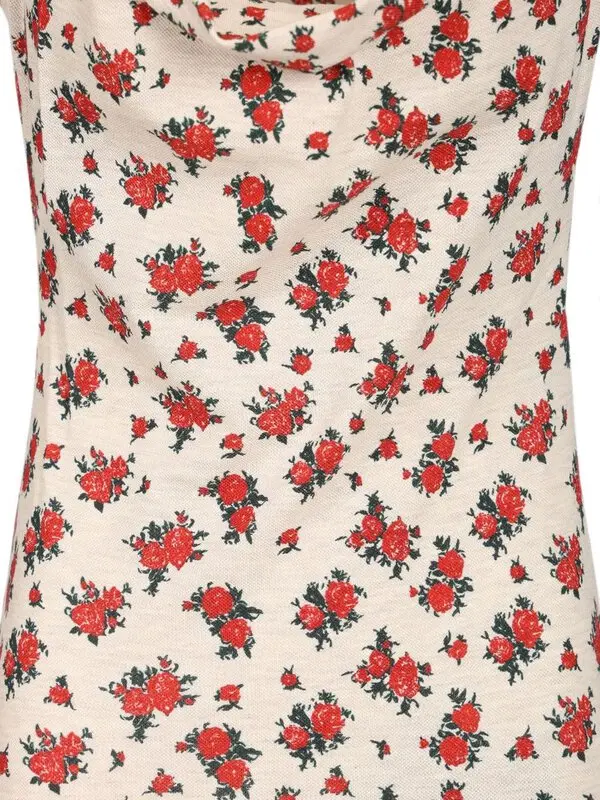 VIVIENNE WESTWOOD Anna Floral Print Cotton Dress