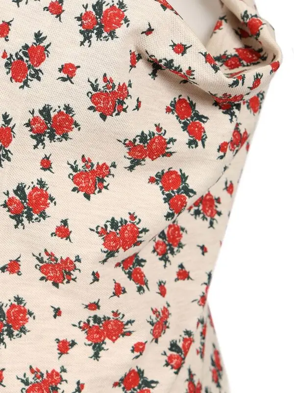 VIVIENNE WESTWOOD Anna Floral Print Cotton Dress
