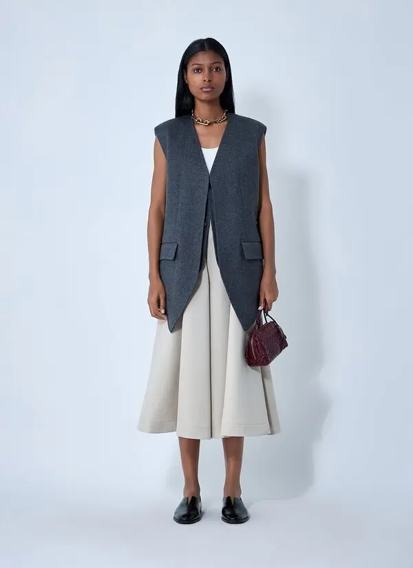 Bottega Veneta Double Face Wool Vest