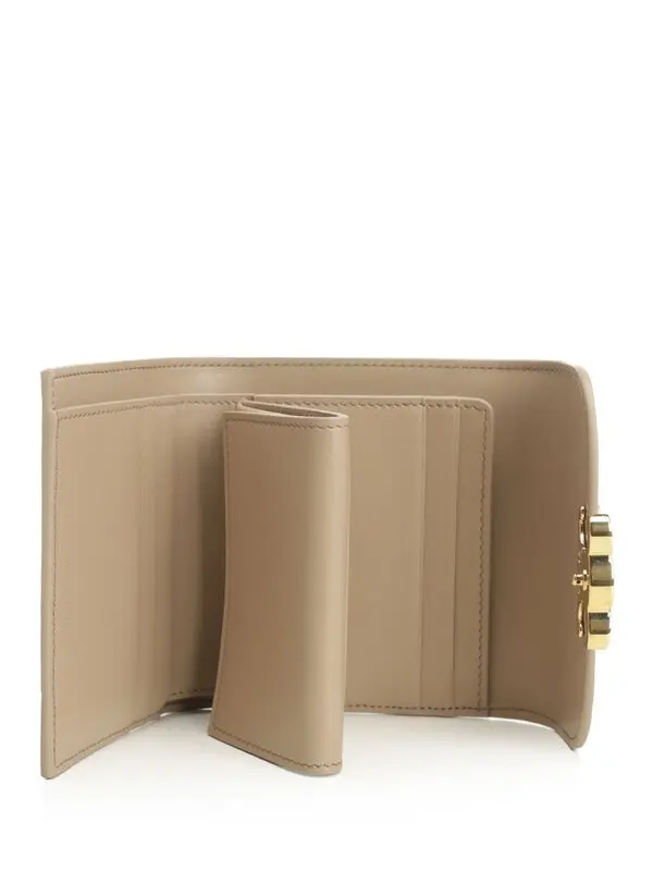 Celine Small Triomphe Wallet - Cream