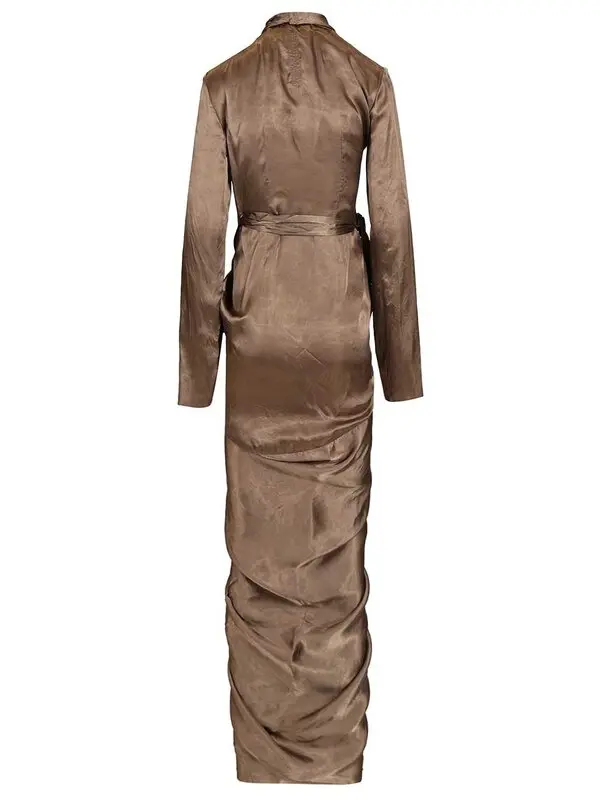 Rick Owens Wrap Gown Dress